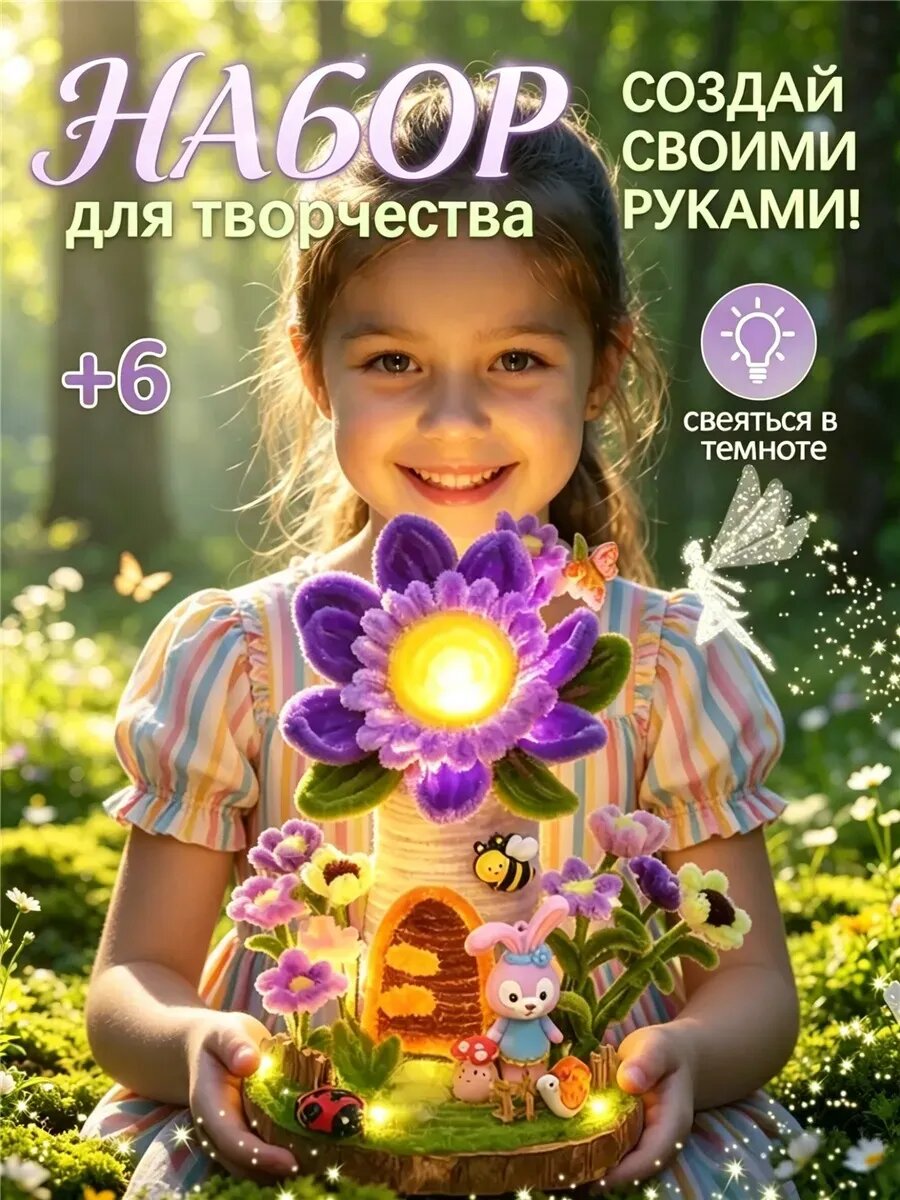 Набор для творчества, поделок и лепки для девочек