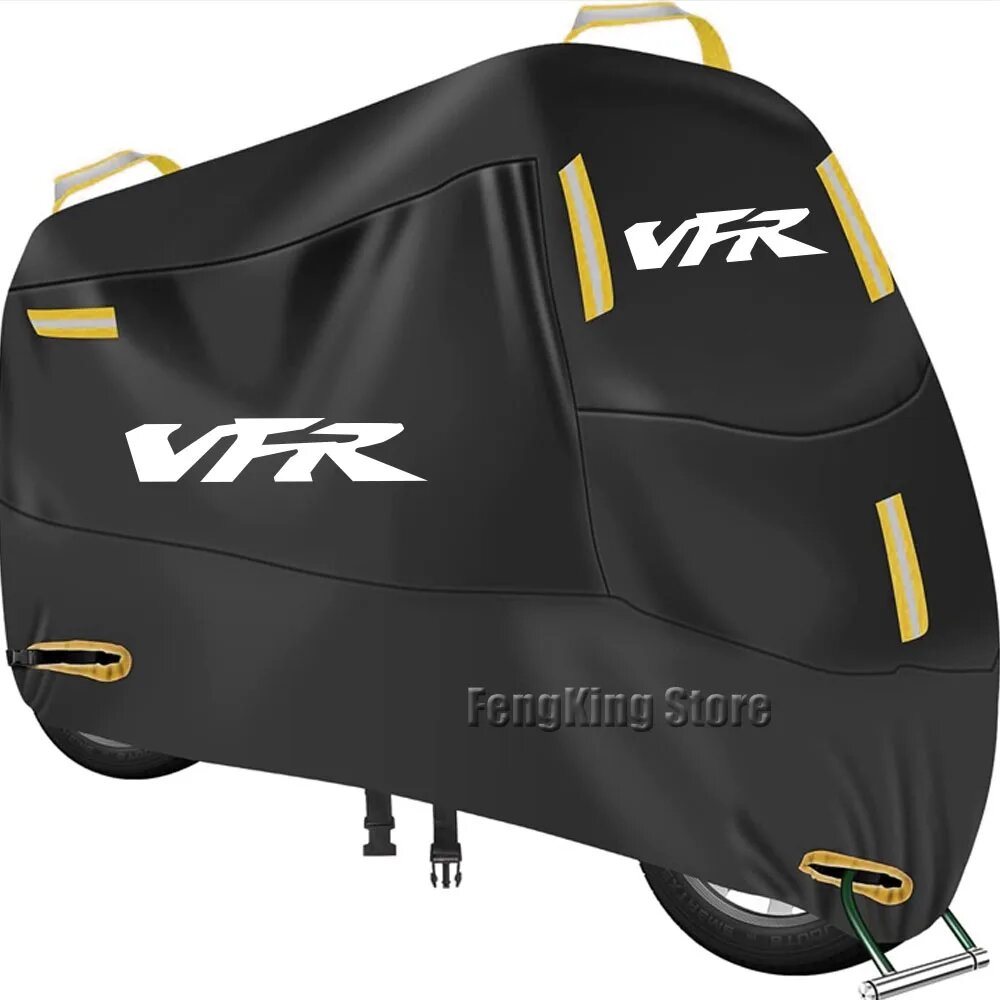 Для Honda VFR VFR400 VFR800 X/F VFR1200F чехол для мотоцикла УФ-защитный пылезащитный снежный чехол на открытом воздухе непромокаемый чехол 4XL For 250cm