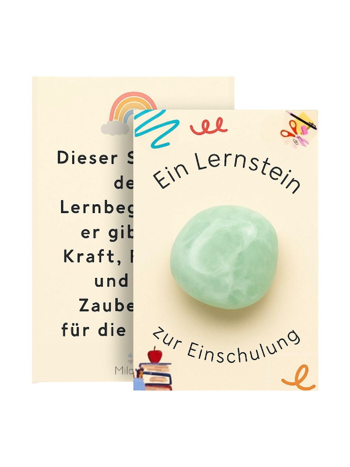 Подарочный набор из натуральных счастливых камней для творчества и поделок для детей