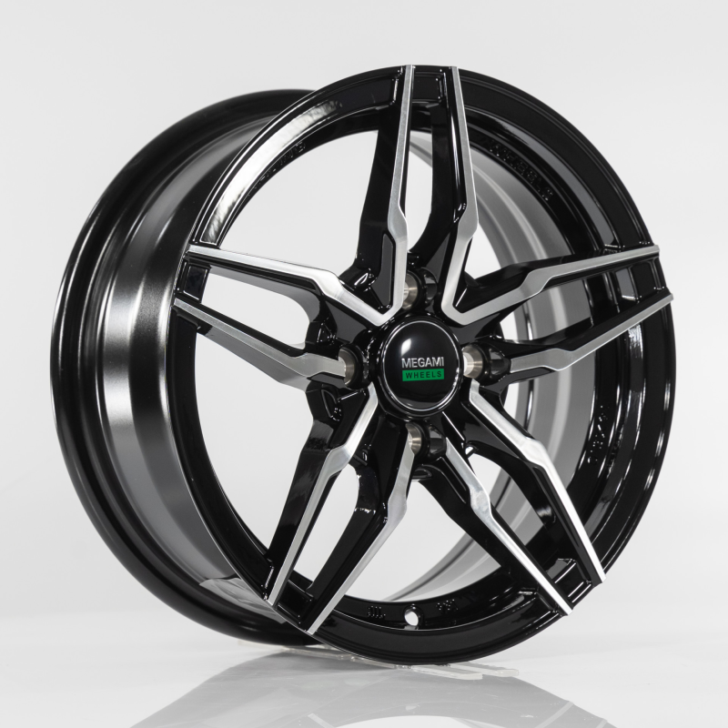 Диск колесный Megami MGM-30 6,0x14 4x100 Dia67.1 ET35 цвет BKF (черный)