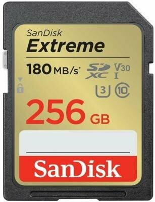 Карта памяти SD XC 256 ГбGb SanDisk Extreme