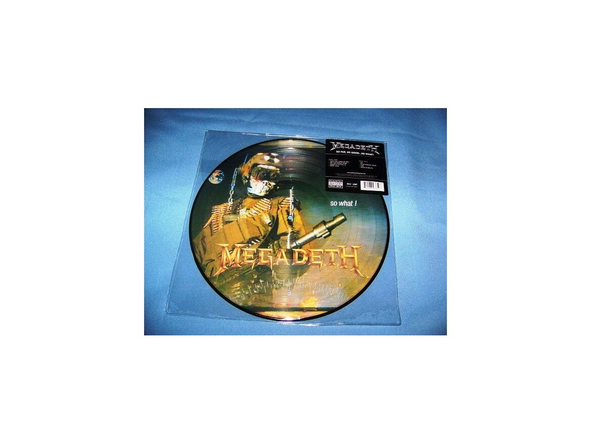Виниловая пластинка Megadeth: So Far, So Good, So What (180g) (Picture Disc) (1 LP)