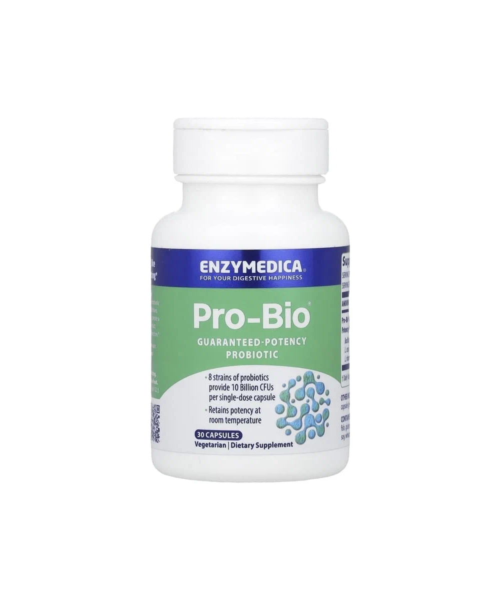 Enzymedica Pro-Bio, Пробиотик с гарантированной эффективностью 30 капсул