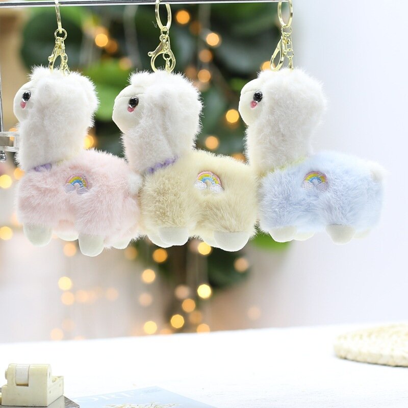 Оптовая продажа 4inch плюшевых игрушек-подвесок, подвесок для школьных сумок, брелоков, захватов для верблюдов из