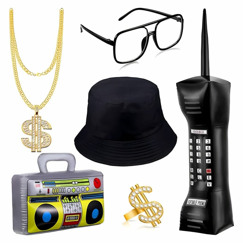 Костюмные аксессуары для хип-хопа 80-90-х