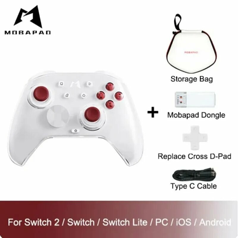 Mobapad Huben2 Беспроводной игровой контроллер Bluetooth с HD-вибрацией геймпадов частотой 1000 Гц