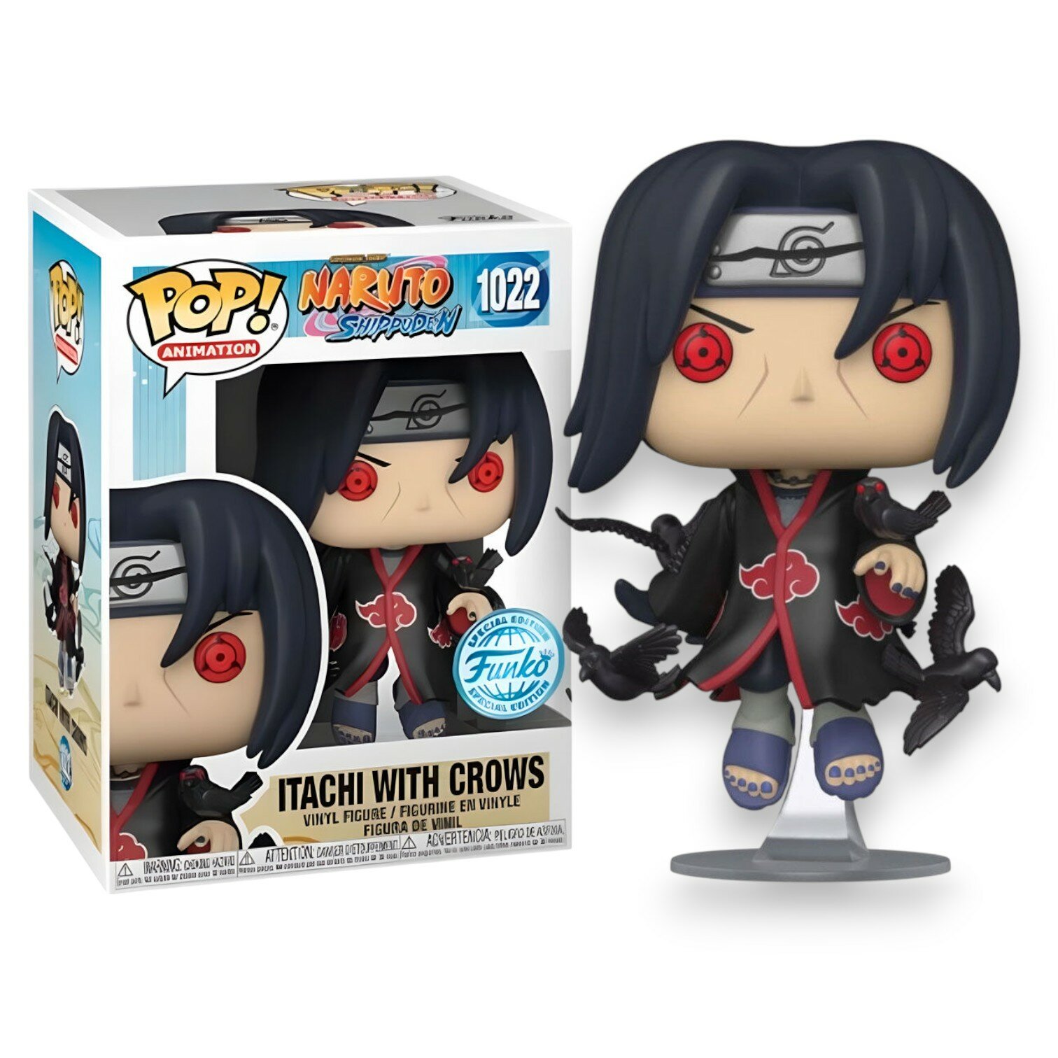 Фигурка Funko Pop! коллекционная Итати Утиха с воронами "Наруто" Эксклюзив 1022 (Фигурка Фанко Поп)