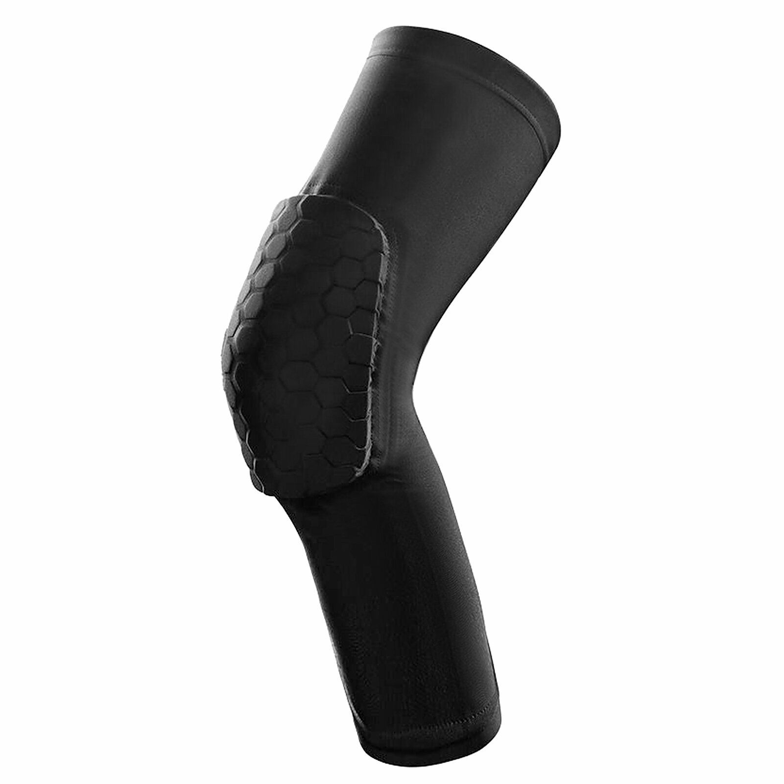 1pcs Наколенник для Бикини Велосипедного Катания Защита Наколенник для Баскетбола Спортивный Наколенник Наколенник, Черный / Белый, M / L / XL / XXL, 92% Полиэстер + 8% Спандекс + Пена EVA + Силикон