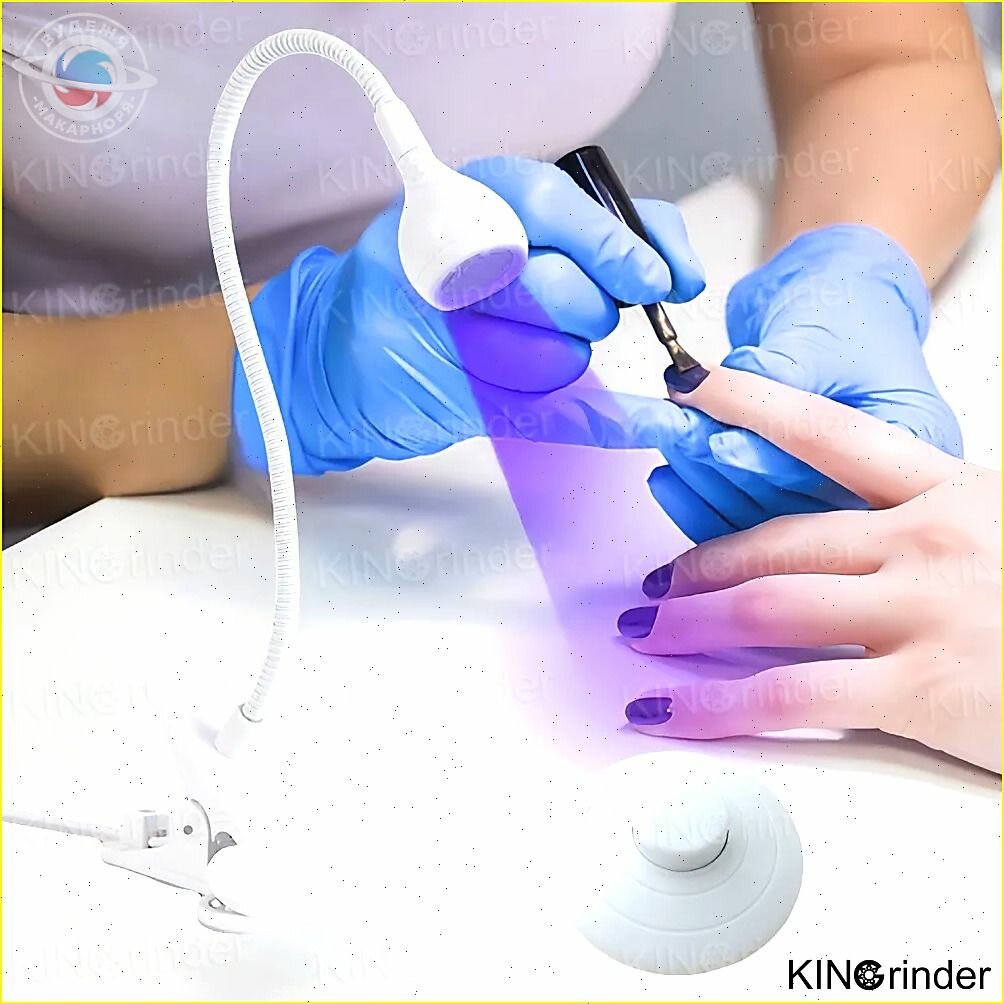 USB-лампа для полимеризации гель-лака Портативная UV/LED лампа с ножной педалью для быстрого маникюра и педикюра