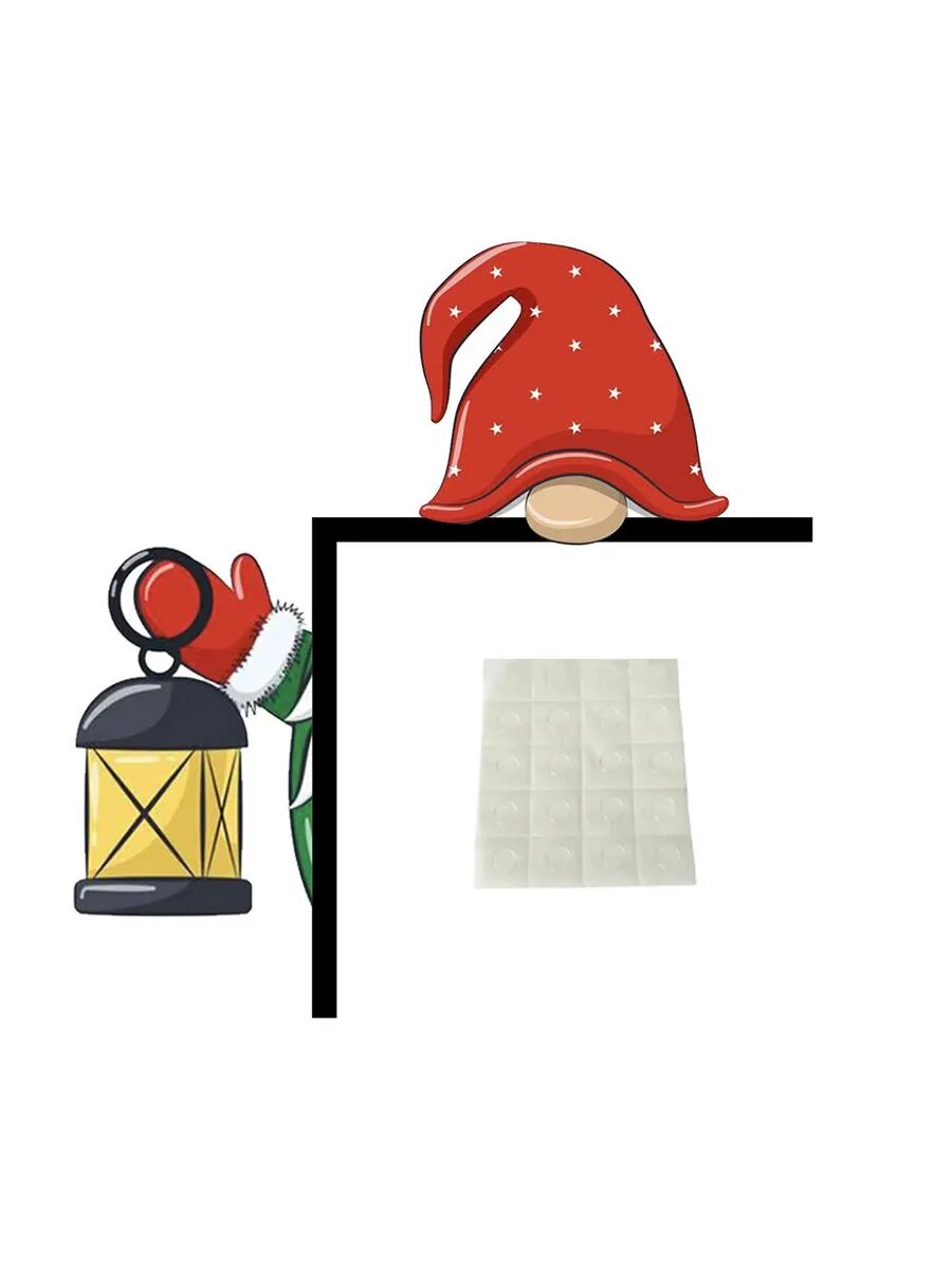 Деревянные украшения на дверь, новогодний олень и Санта