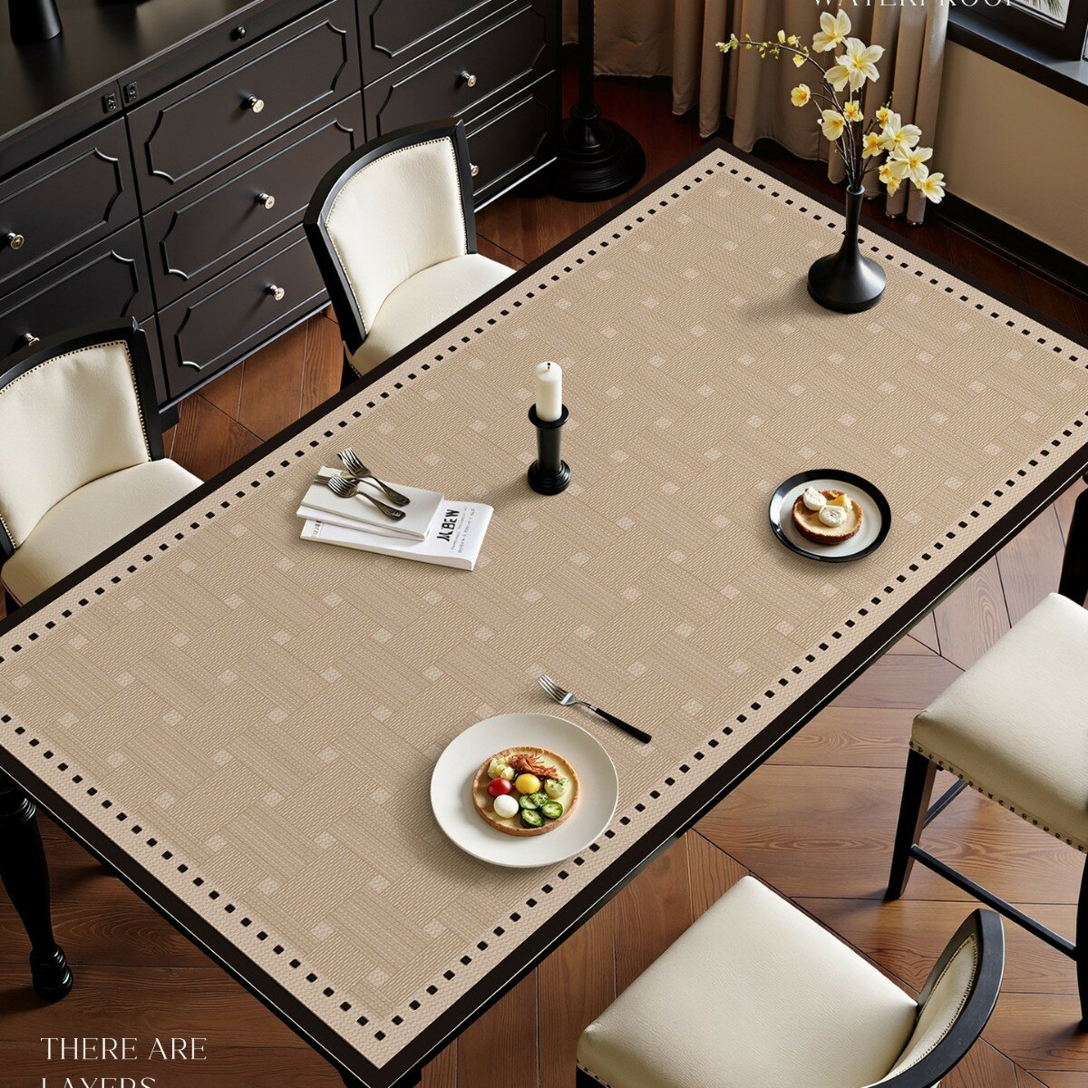 Кожаный коврик для стола в американском винтажном стиле, коврик для обеденного стола, домашний коврик для гостиной, кофейный стол, водонепроницаемый, маслостойкий, термоизоляционный, антиожоговый, моющийся