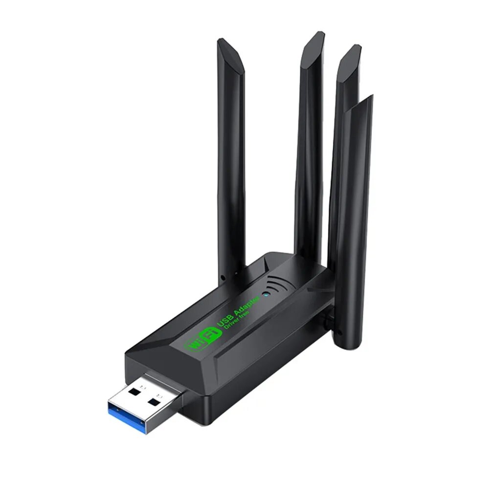 Двухдиапазонный Wi-Fi-Адаптер USB3.0 1200 Мбит/С WiFi-Адаптер С 4 Антеннами