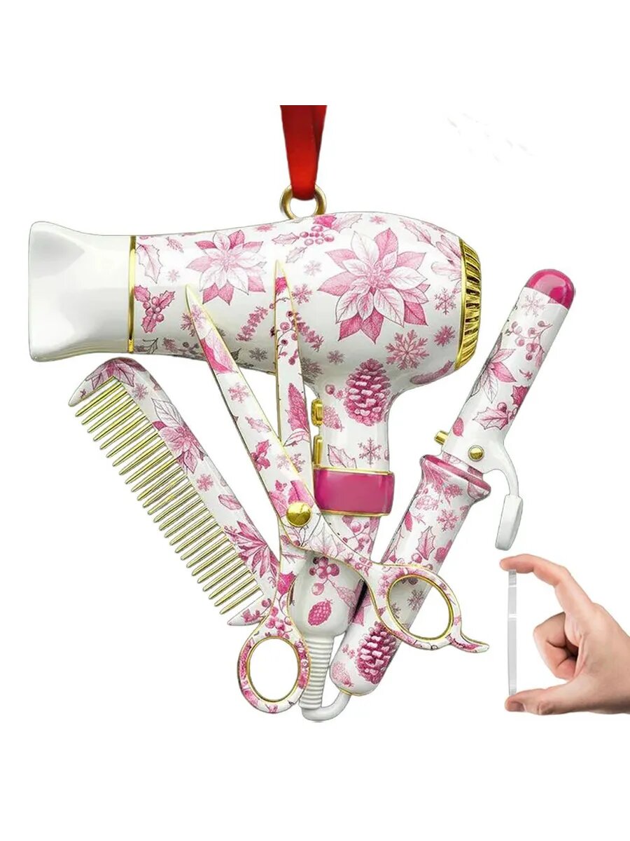 Украшение для салона красоты, новогодний декор, акрил