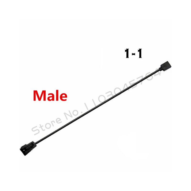 Кабель-адаптер JST SM RGB Transfer 4Pin 3Pin ARGB JST-3P SM3P JST-4P SM4P EL 5V 3Pin A-RGB, 1-1 Male