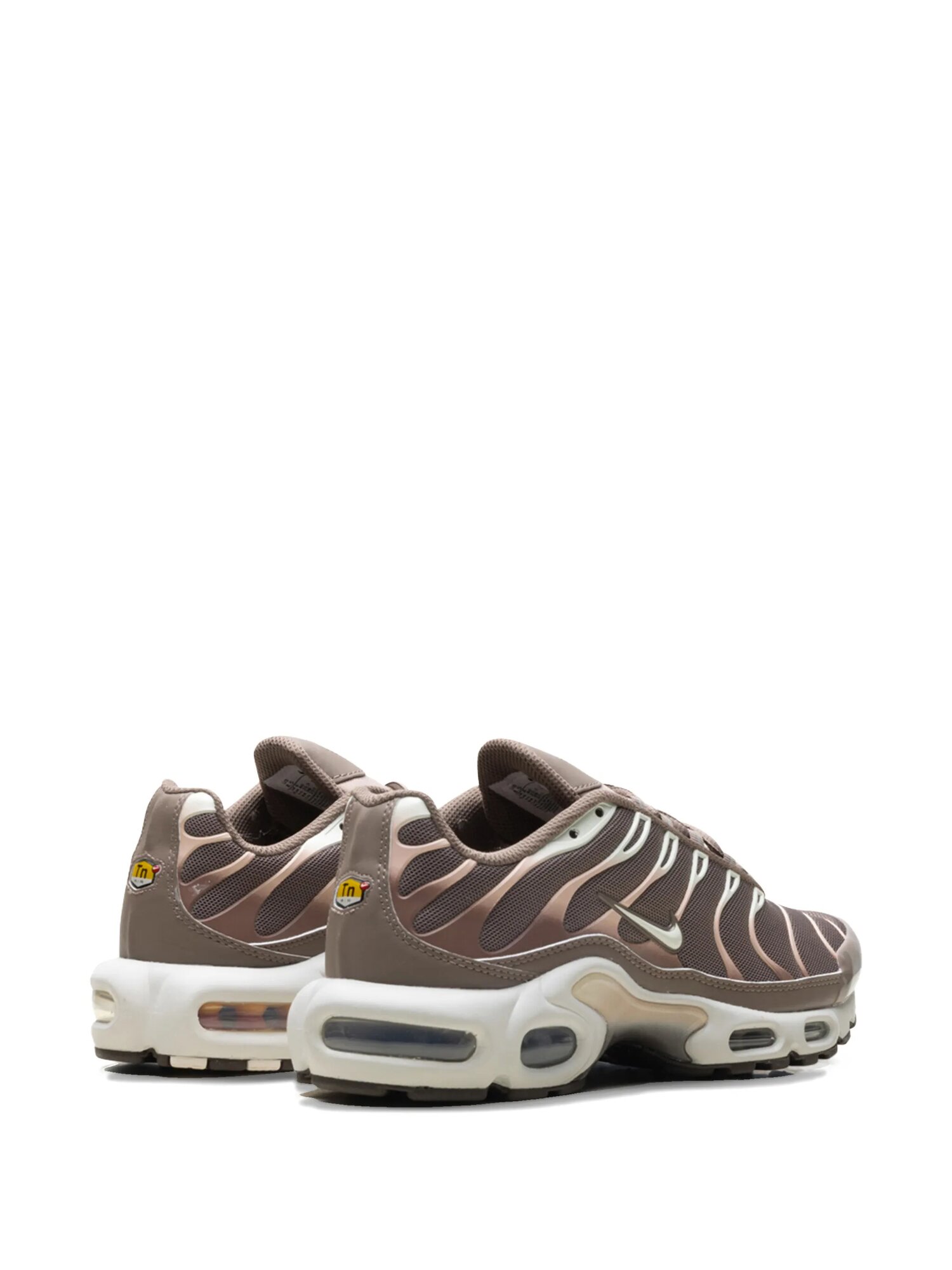 Кроссовки NIKE Air Max Plus, размер 8.5 US, коричневый/серый/оранжевый — фото 1