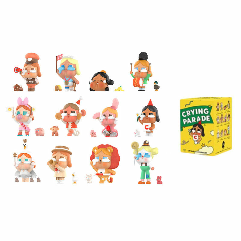 Коллекционные фигурки унисекс POP MART CRYBABY Wandering Collection, Single Mystery Box (Random Pick)