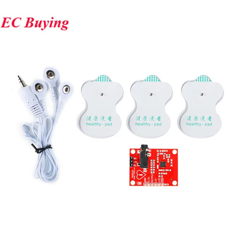 Комплект датчика пульса AD8232 для Arduino R3