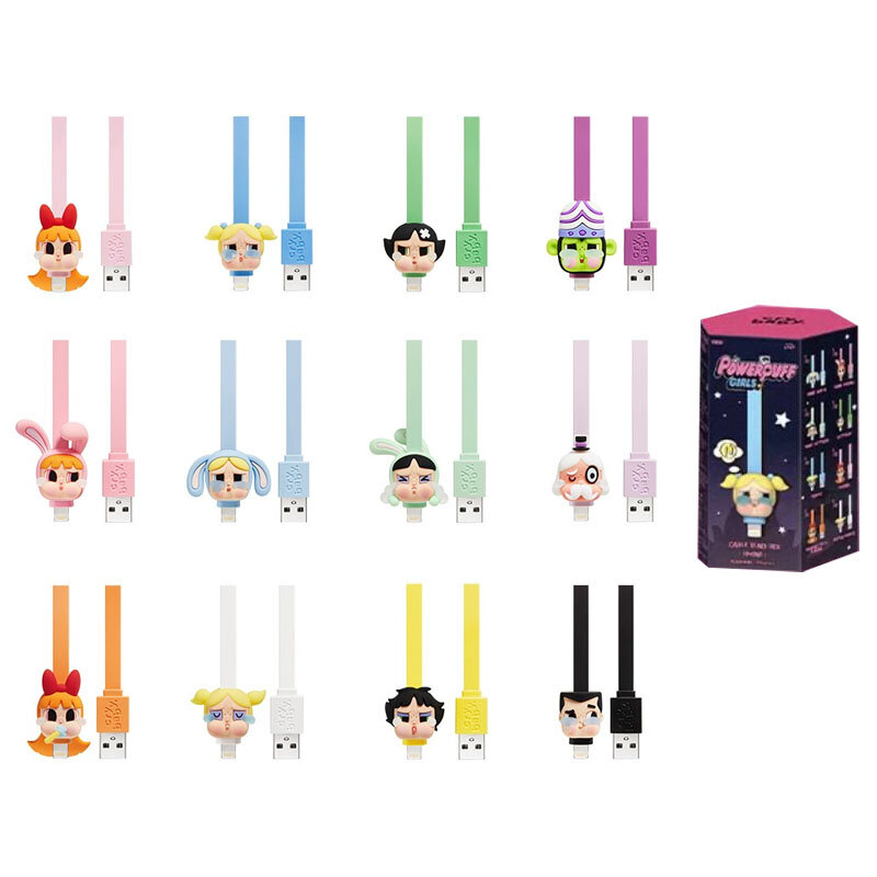 POP MART CRYBABY x The Powerpuff Girls Type-C кабель, унисекс, Single Mystery Box (Random Pick)
