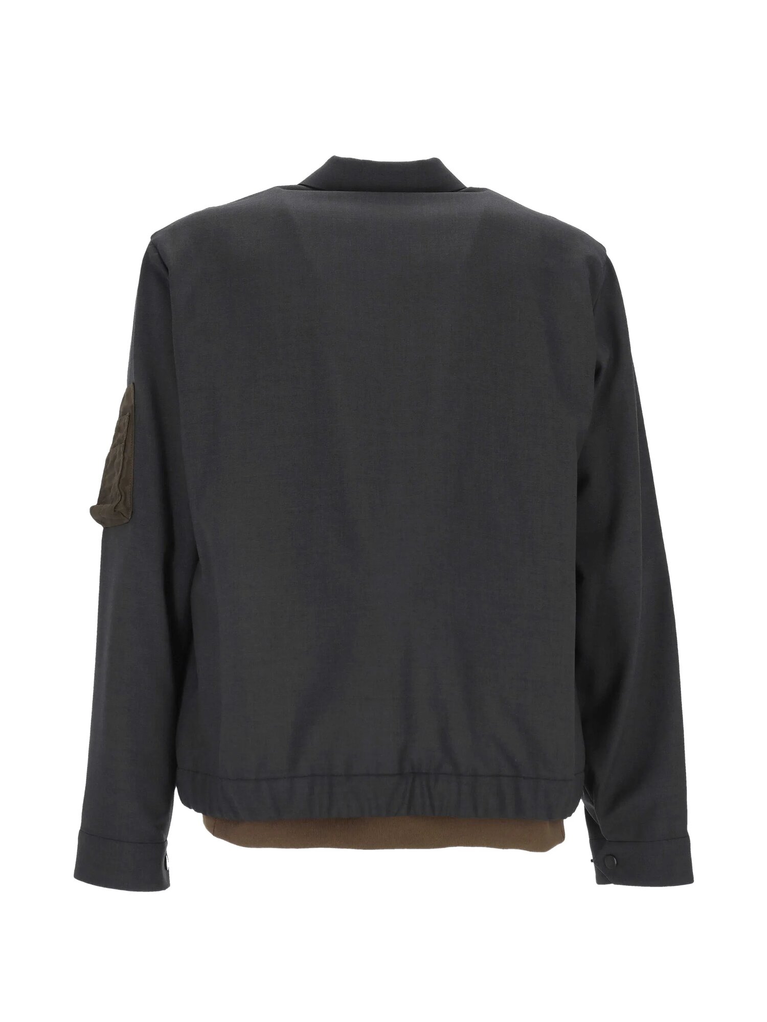 Куртка Sacai Button zip jacket, размер 50, серый — фото 1