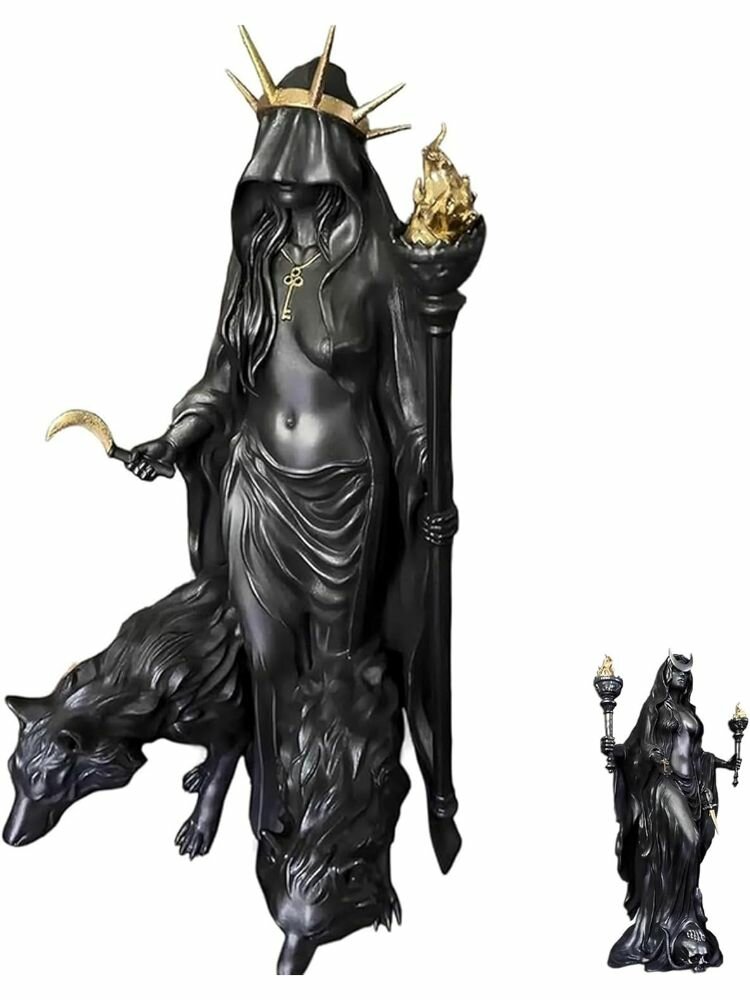 Статуэтка Хекаты Никтиполос: Ведунья Ночи, Подземный мир, Принесительница Света