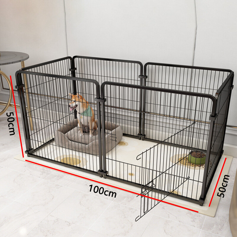 Клетка для собак, забор для собак, домашняя клетка для средних и крупных собак, свободная комбинация с изоляционной дверью
