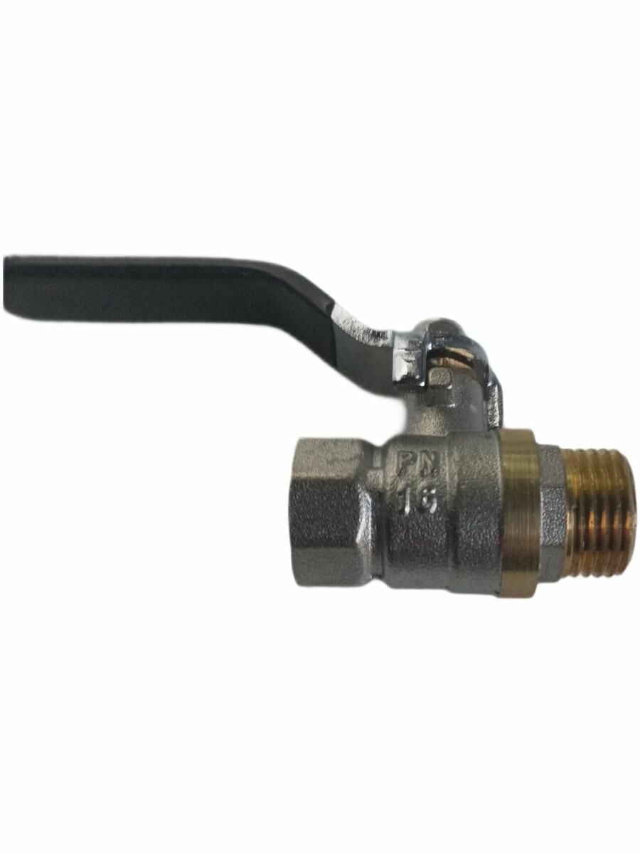 Кран газовый PN16 1/2 с наружней резьбой