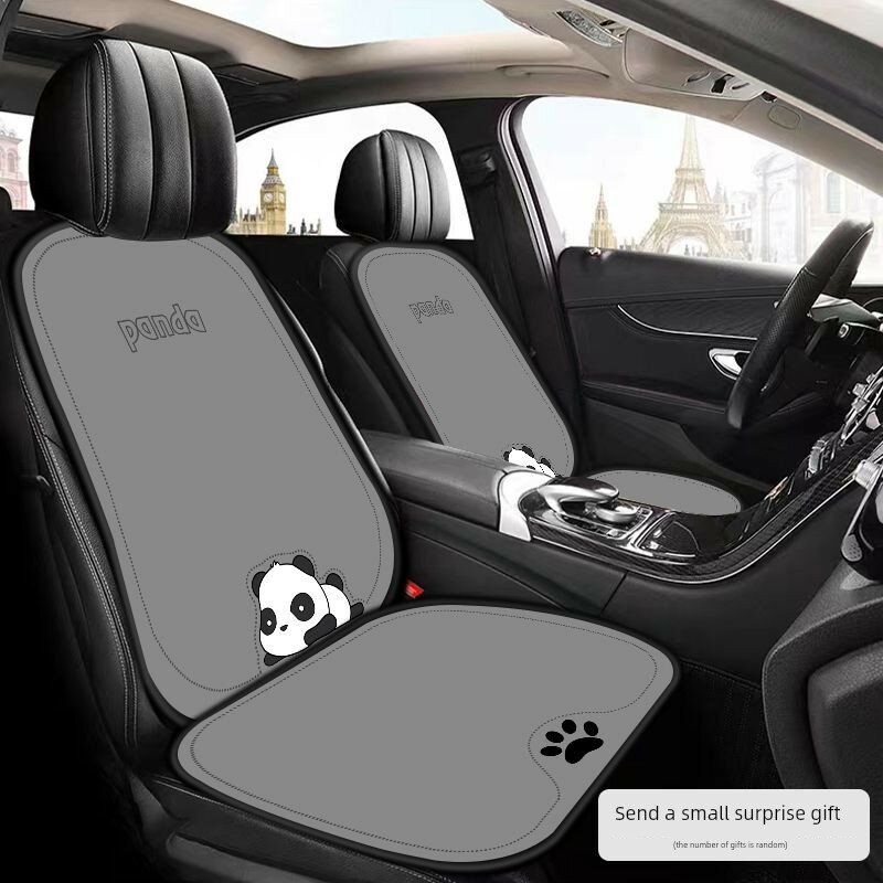 Чехол для сиденья и спинки автомобиля Sleepy Panda, нескользящий и прочный, подходит для универсального использования