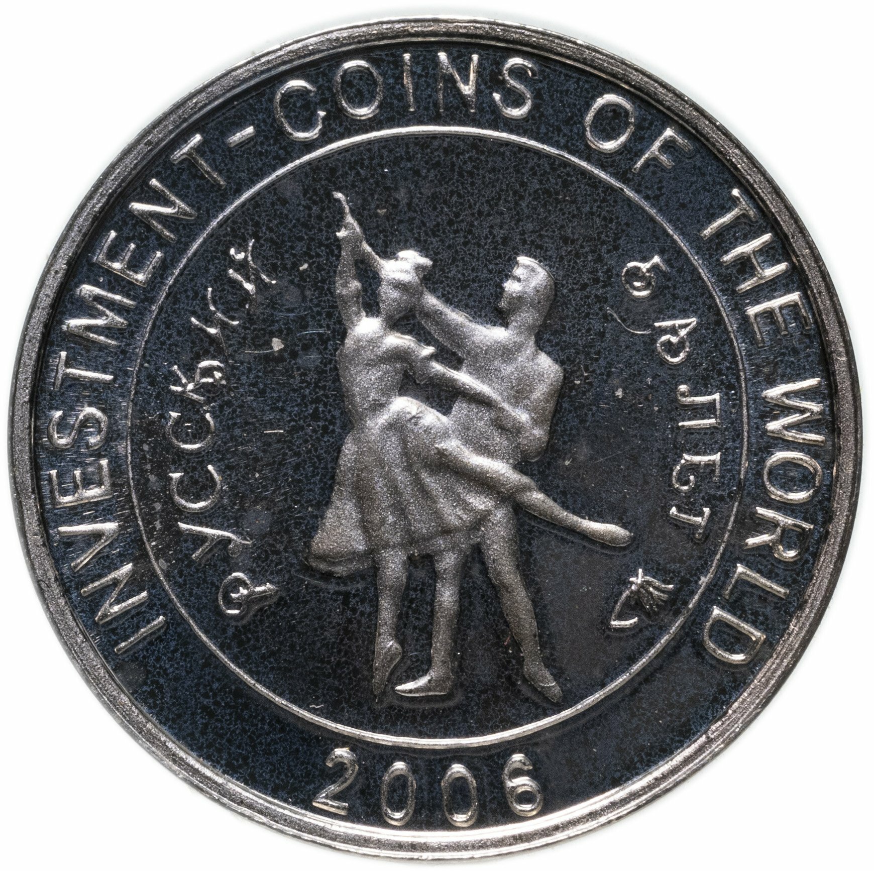 Малави 5 квач 2006 "Инвестиционные монеты мира - Русский балет", Серебро 999, в сохранности Proof