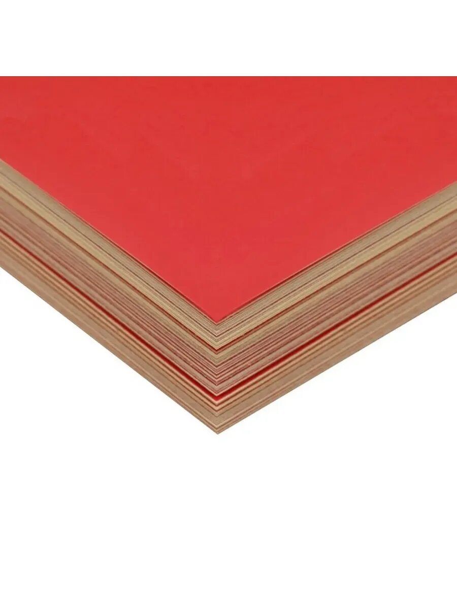 Флуоресцентная самоклеящаяся бумага А4, 100 листов