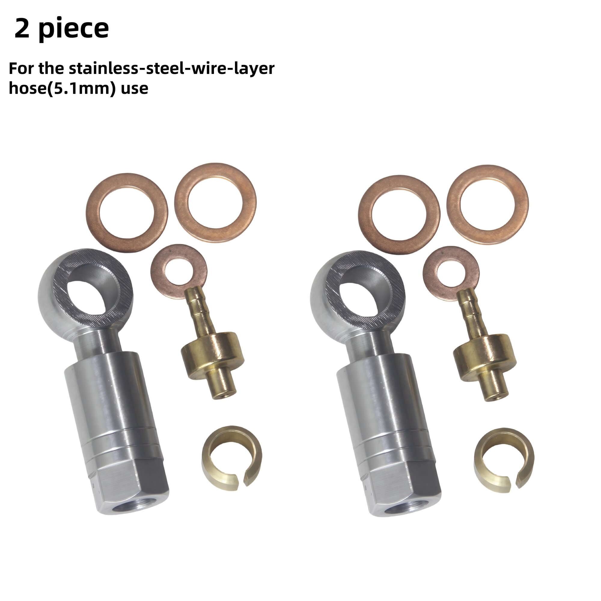 KINGSTOP Банджо вставки для гидравлического шланга HOPE TECH3 V4/E4/X2 option 8