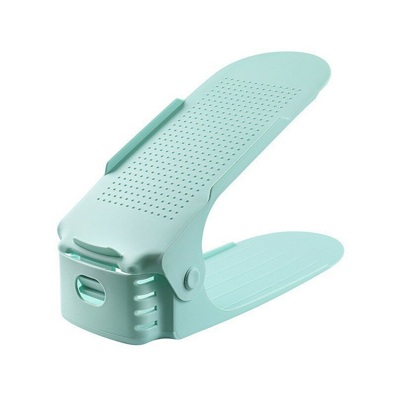 Двухслойная обувная полка, простая домашняя обувная полка для хранения, экономия пространства, регулируемый обувной шкаф