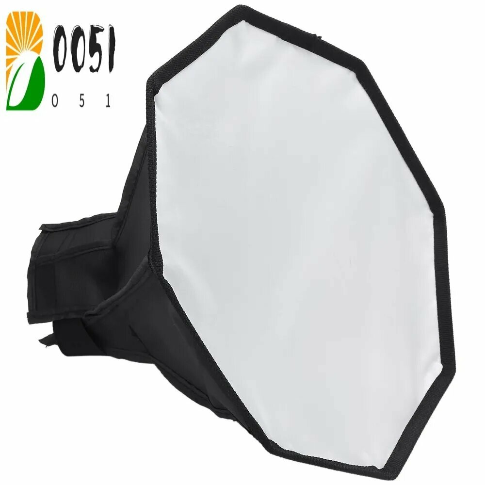 (Q I Z F) Универсальный мини-софтбокс Octagon 30 см, рассеиватель вспышки, портативная софтбокс совместим с камеры Speedlite Photo Studio
