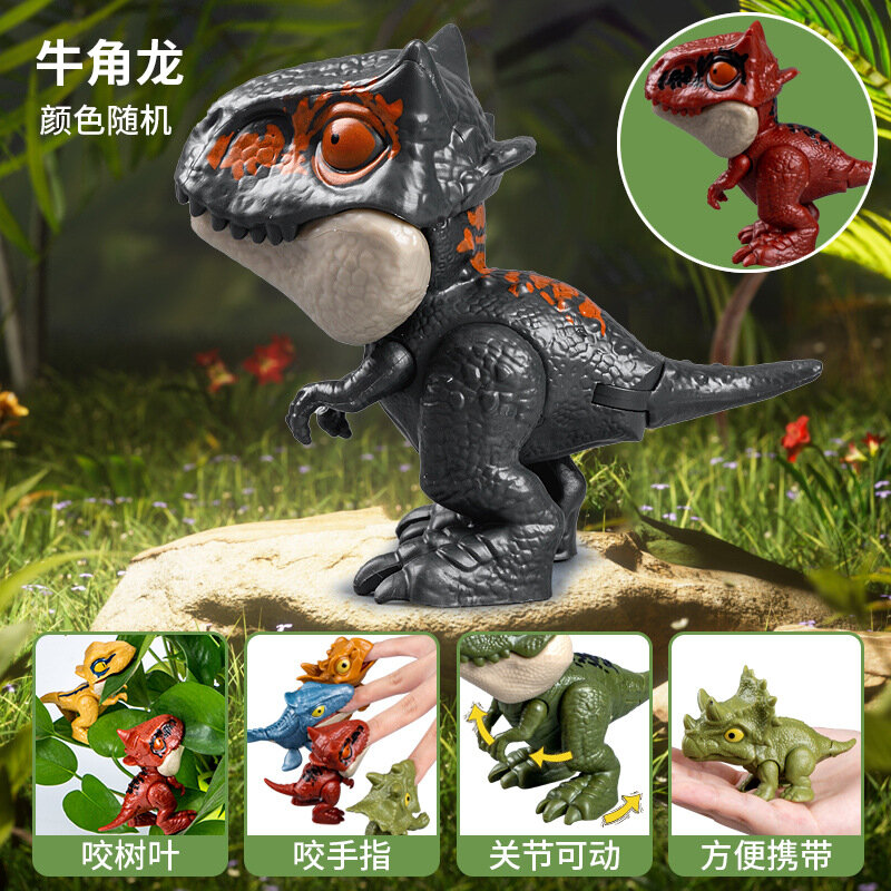 Детская игрушка для кусания рук, мини-игрушка для кусания пальцев, большой рот крокодила, креативная игрушка для кусания, игрушка для снятия стресса, шутливая игрушка