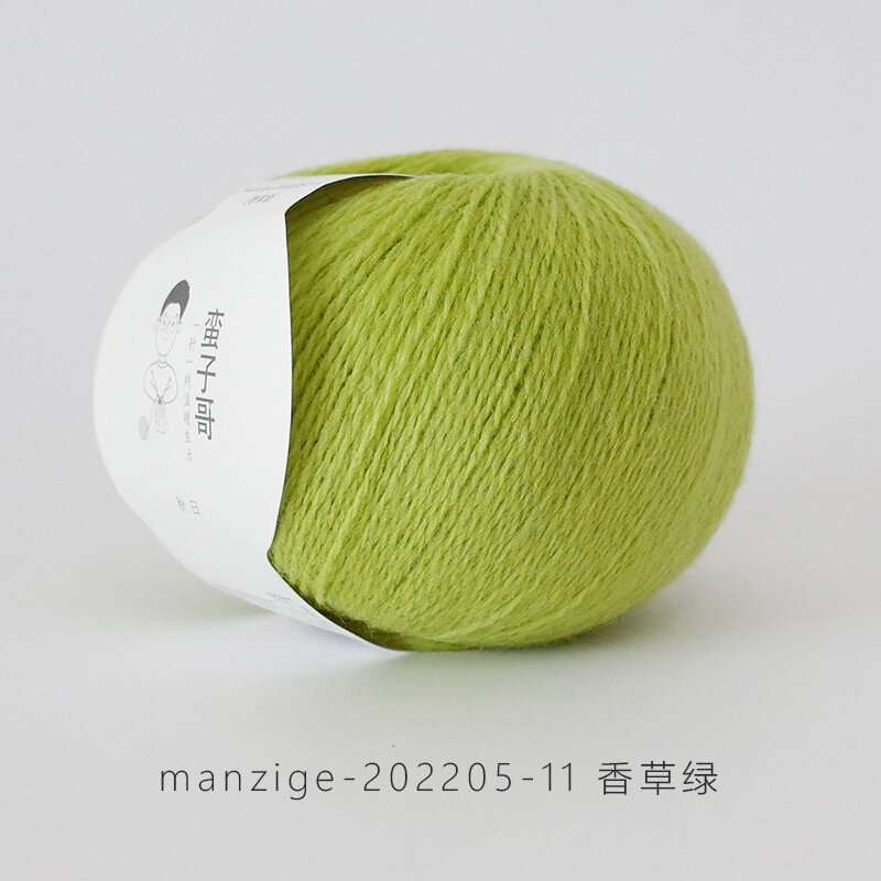 Пряжа Manzi Ge Autumn из чистой шерсти, ручная вязка, спицы, крючок, DIY, вязаный шарф, свитер, тонкая пряжа в клубке