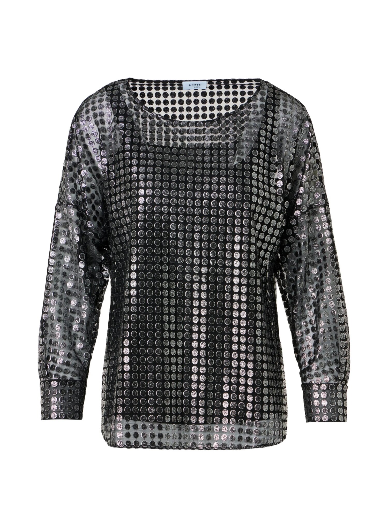 Блуза Brushed metallic dot-embroidered blouse