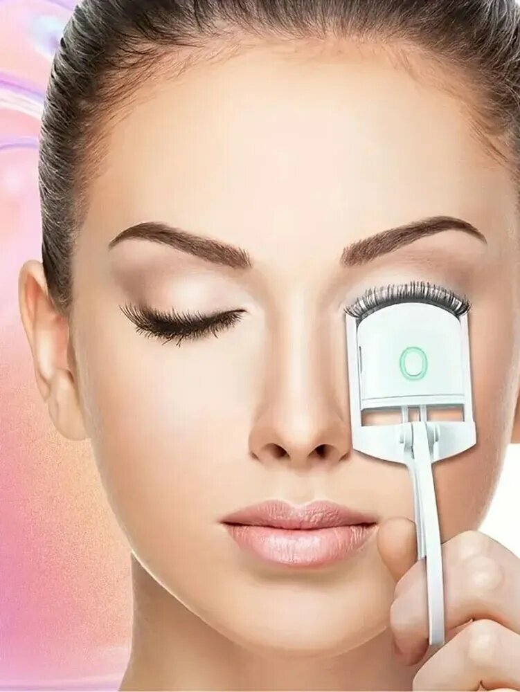 Керлер электрический / Щипцы зажим для завивки ресниц / Плойка для ресниц