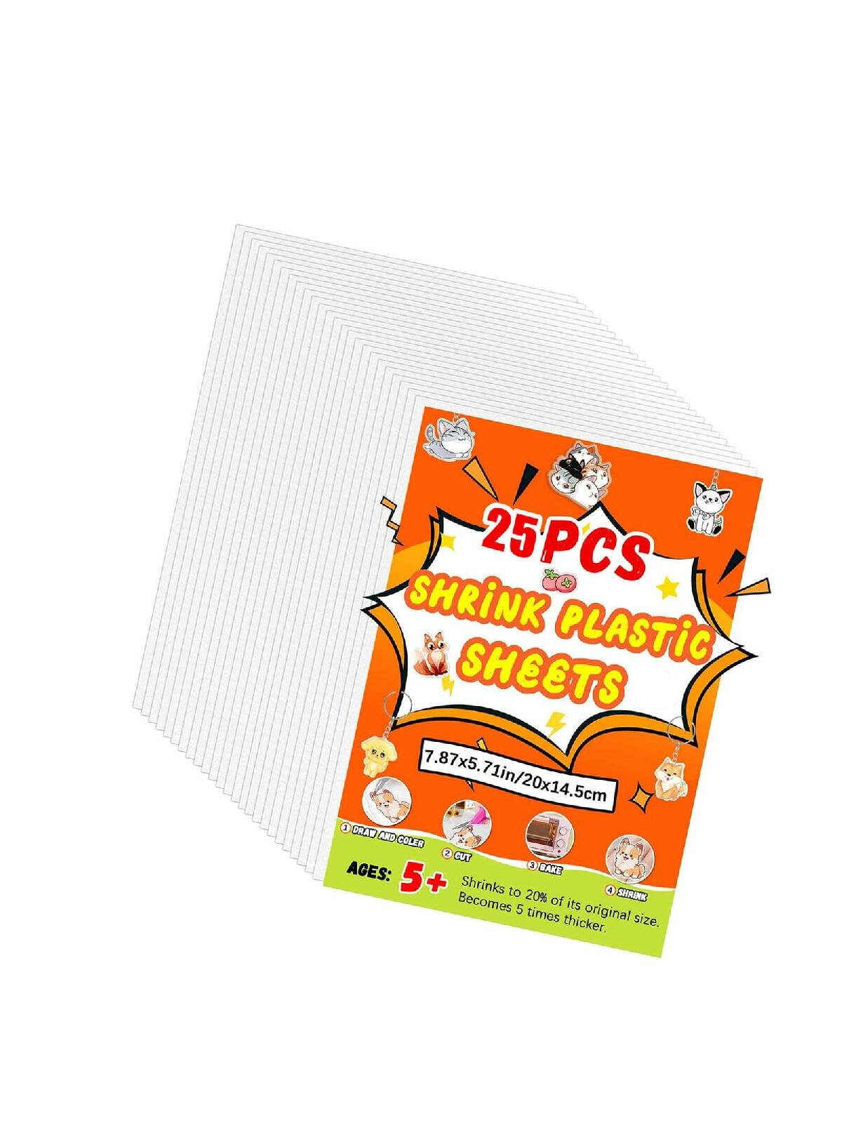 Материал для изготовления для соединения родителей и детей Термоусадочная пленка для печати 25 шт.