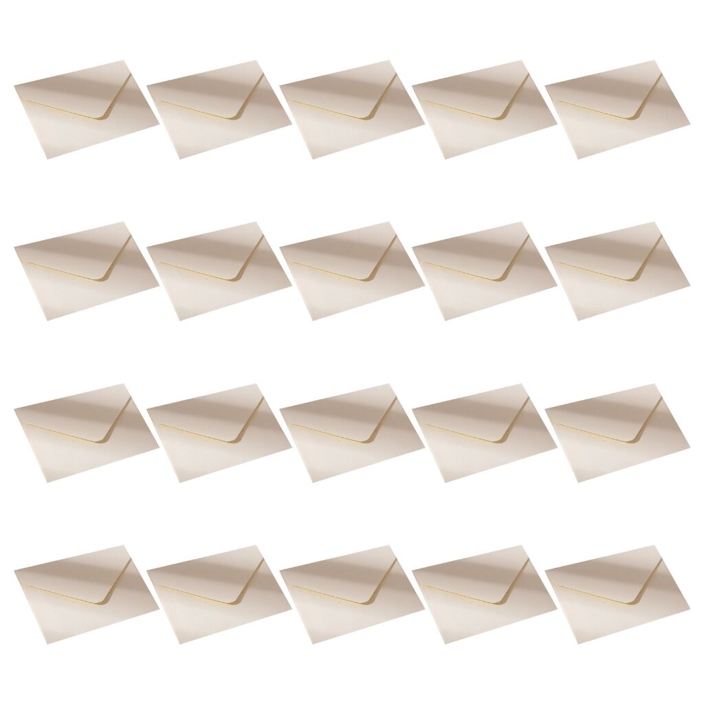 20 шт, ретро квадратные мини-конверты, свежие конверты из крафт-бумаги, маленькие поздравительные открытки, конверты ins-белый