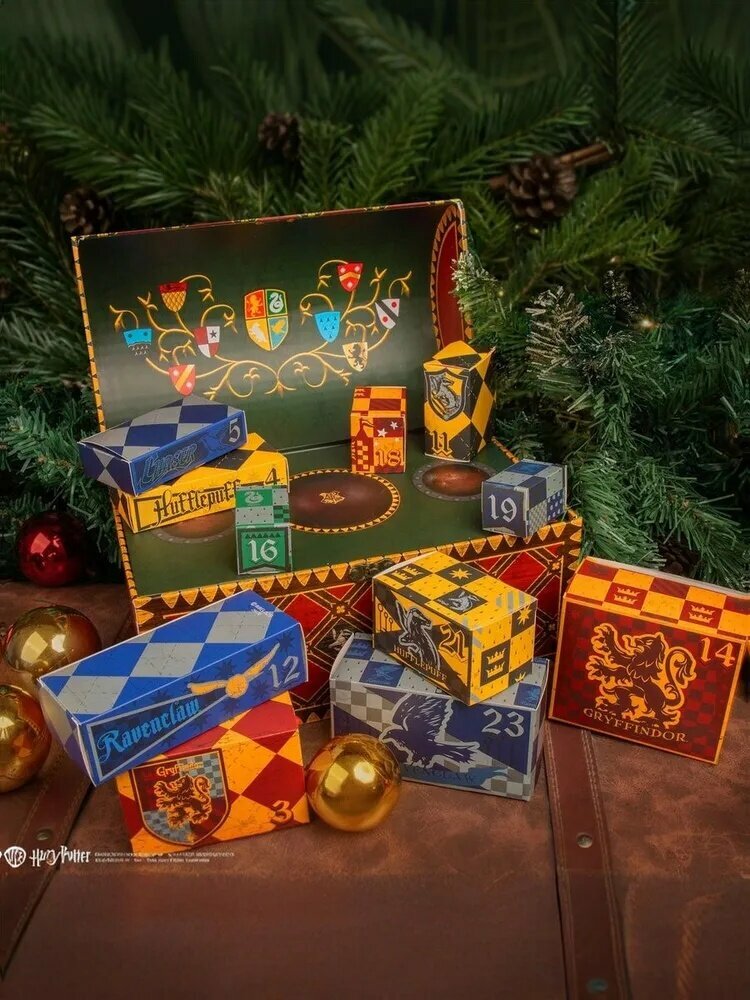Адвент-календарь Гарри Поттер Квиддич 2026, лимитированный, рождественский подарок