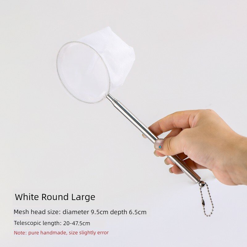 Рыболовная сеть 3D, выдвижная, круглая и квадратная, для ловли рыбы, креветок и мелких рыбок, аквариумная сетка для