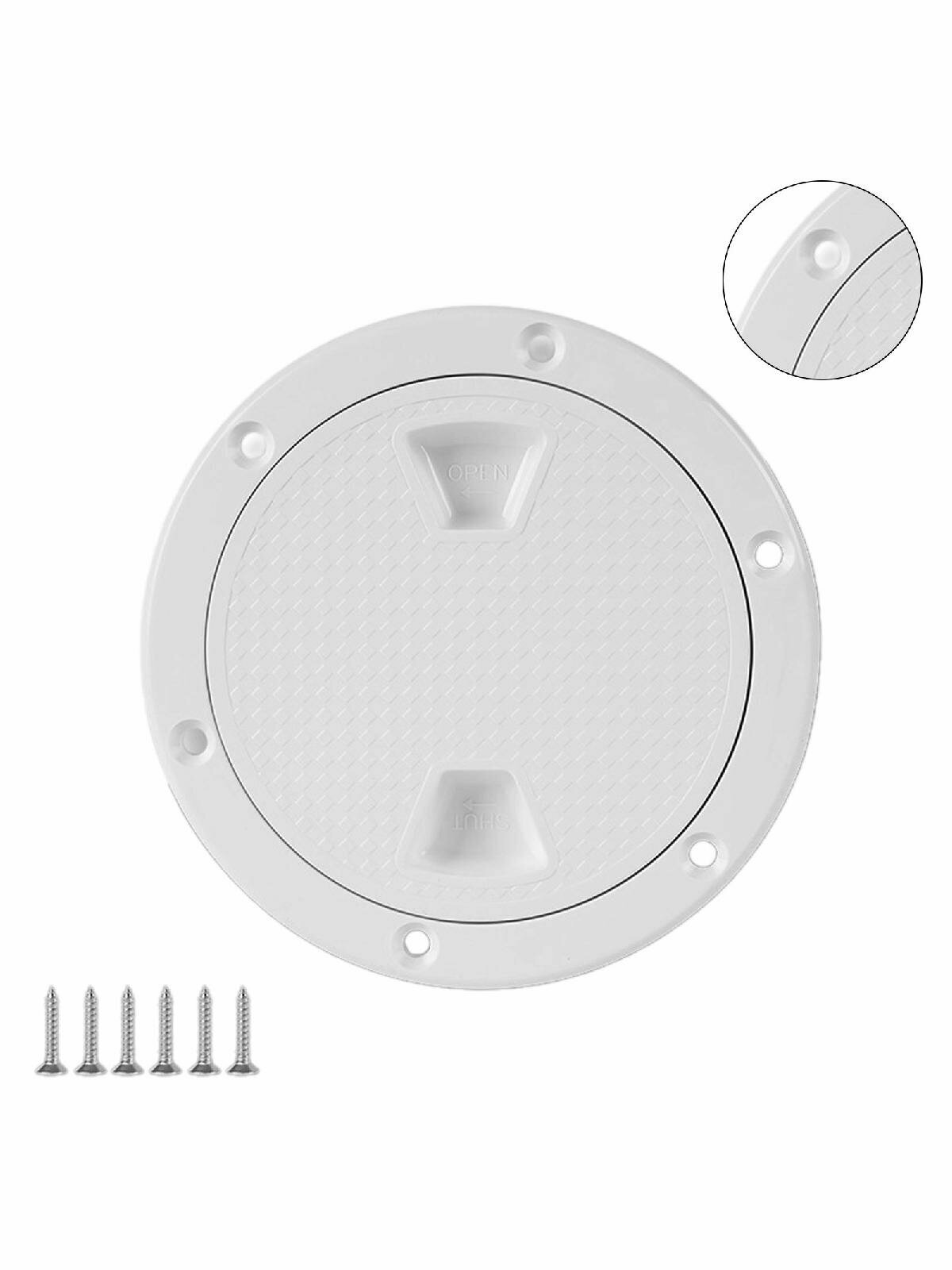 Модернизация Крышки люков доступа к лодке 4/6/8-дюймовая круглая смотровая панель из АБС-пластика