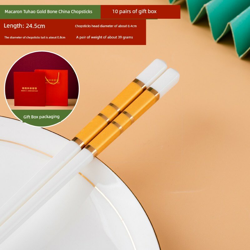 Бытовые керамические палочки для еды нескользящие, влагостойкие и устойчивые к плесени, высококачественные китайские