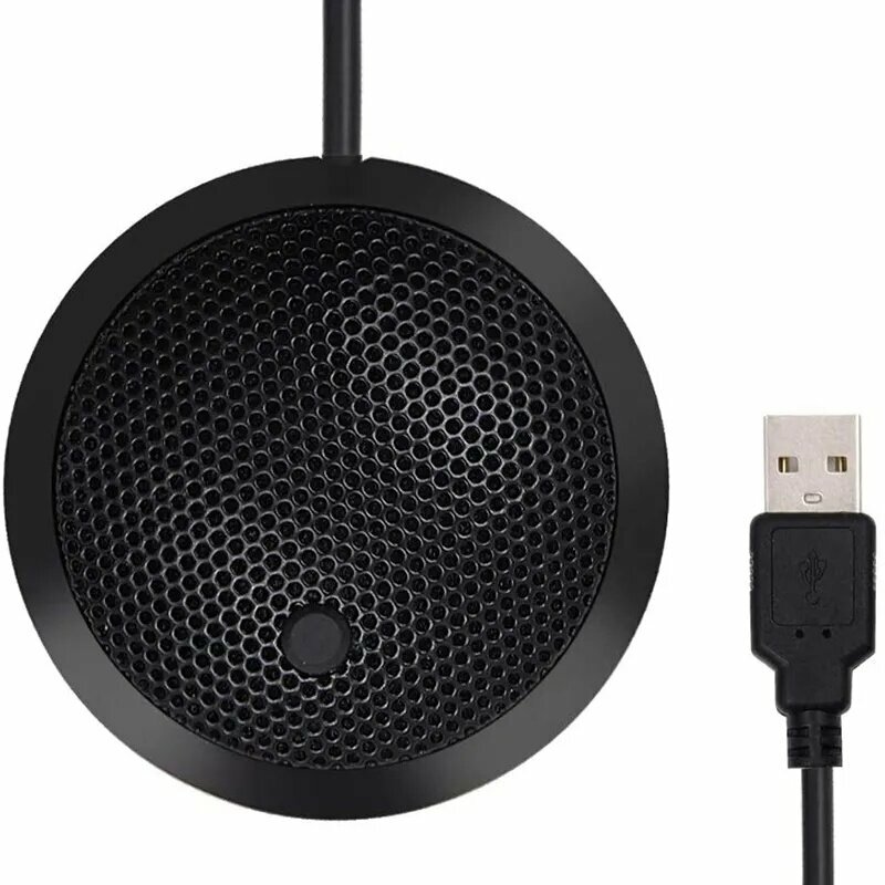 Конференц-USB-Микрофон, Всенаправленный Конденсаторный ПК-Микрофон