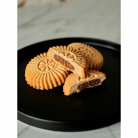 Печенье песочное "Солнышко" с начинкой из финика и кокоса, без сахара, 700 г