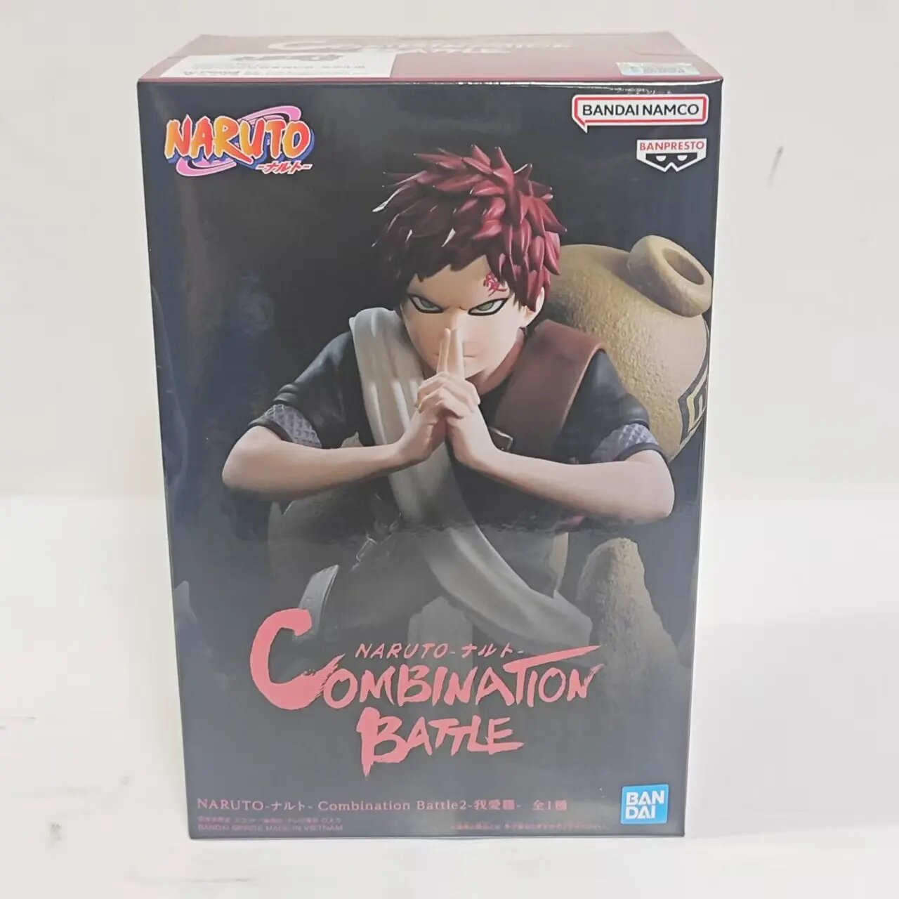 Naruto Shippuden Gaara, фигурка BANDAI, бордовый, белый