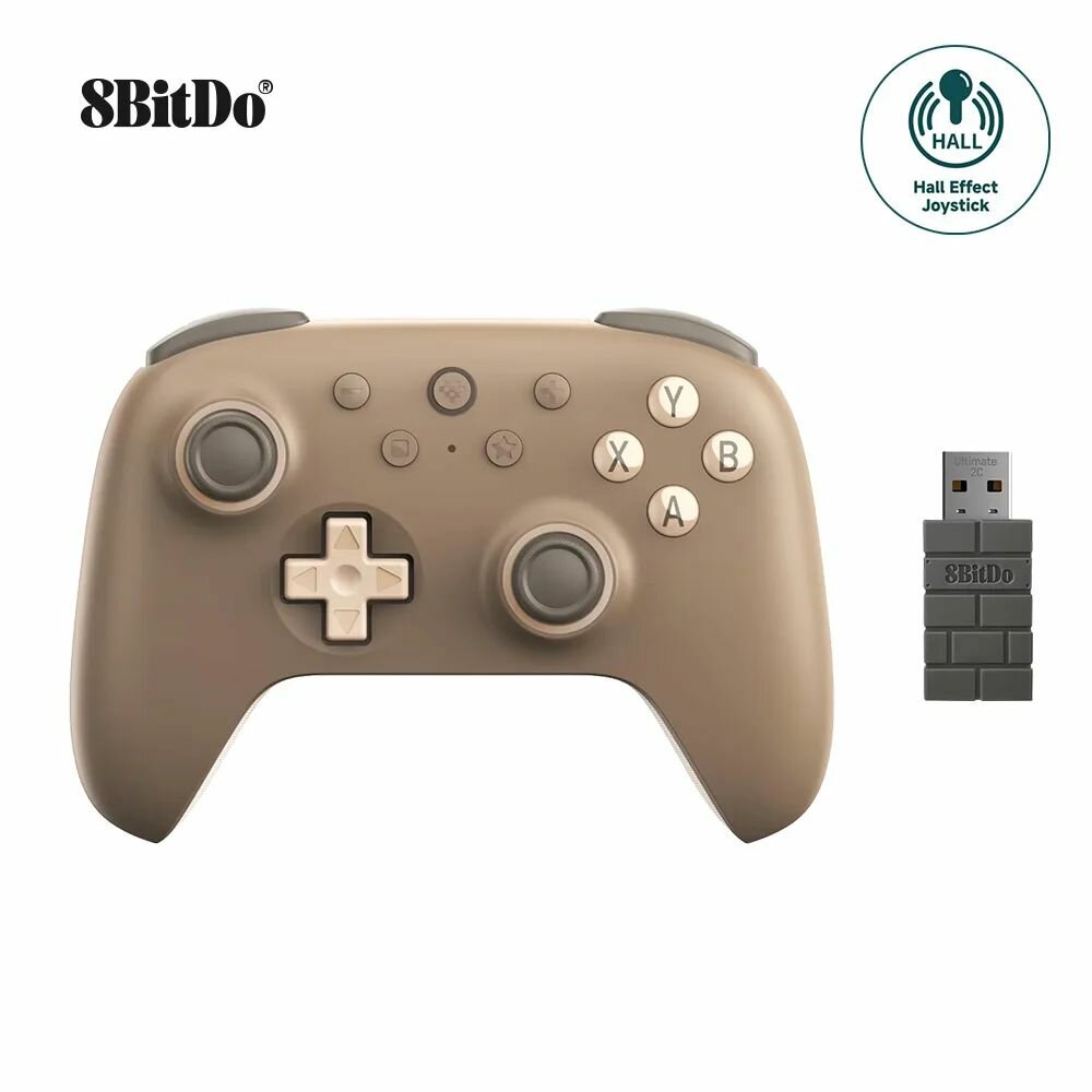 8BitDo Ultimate 2 81HD Беспроводной игровой контроллер Ultimate 2c для ПК, Windows 10, 11, Steam Deck, Android