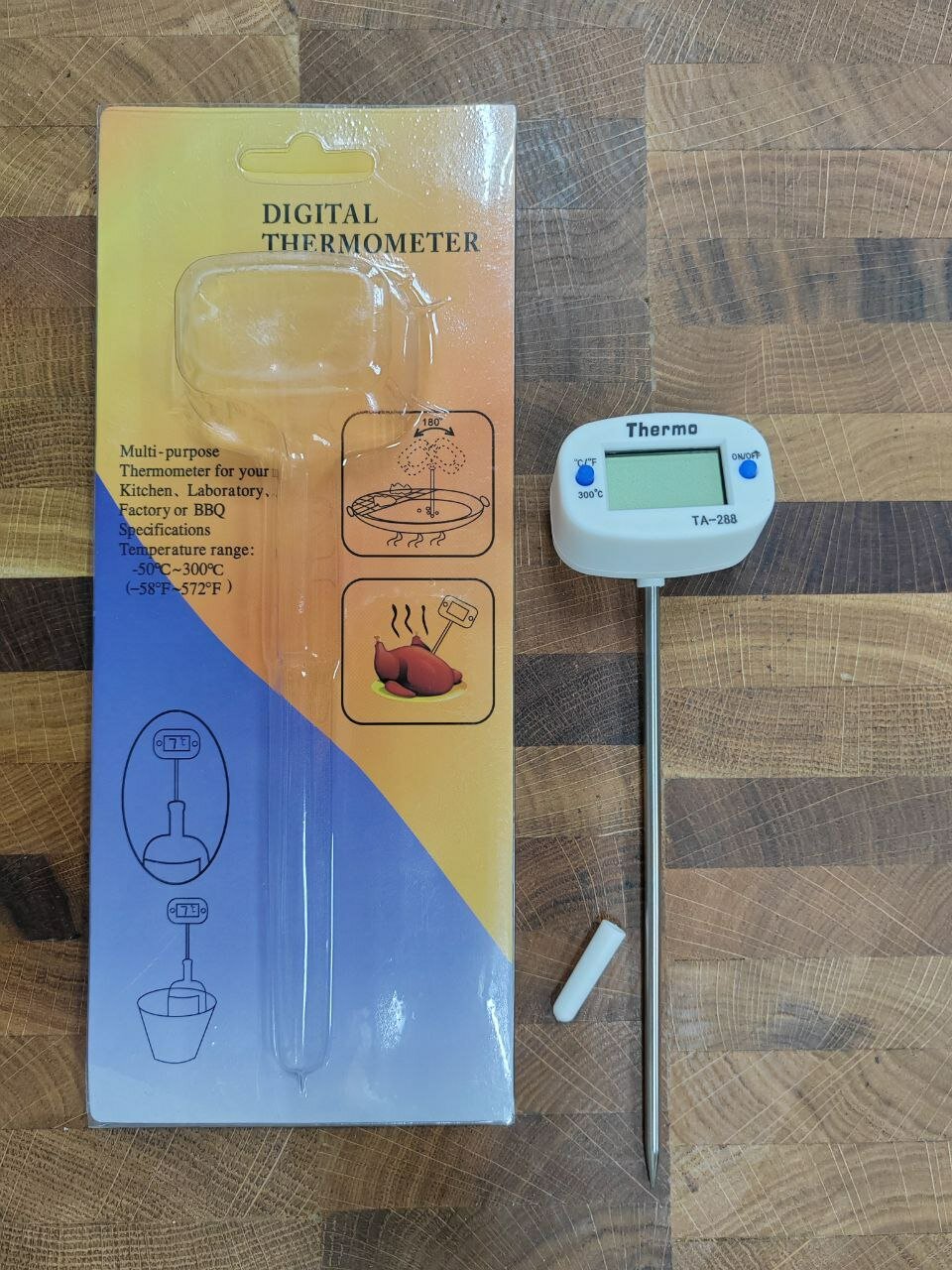 Термометр электронный цифровой кулинарный TA-288 с щупом 140мм