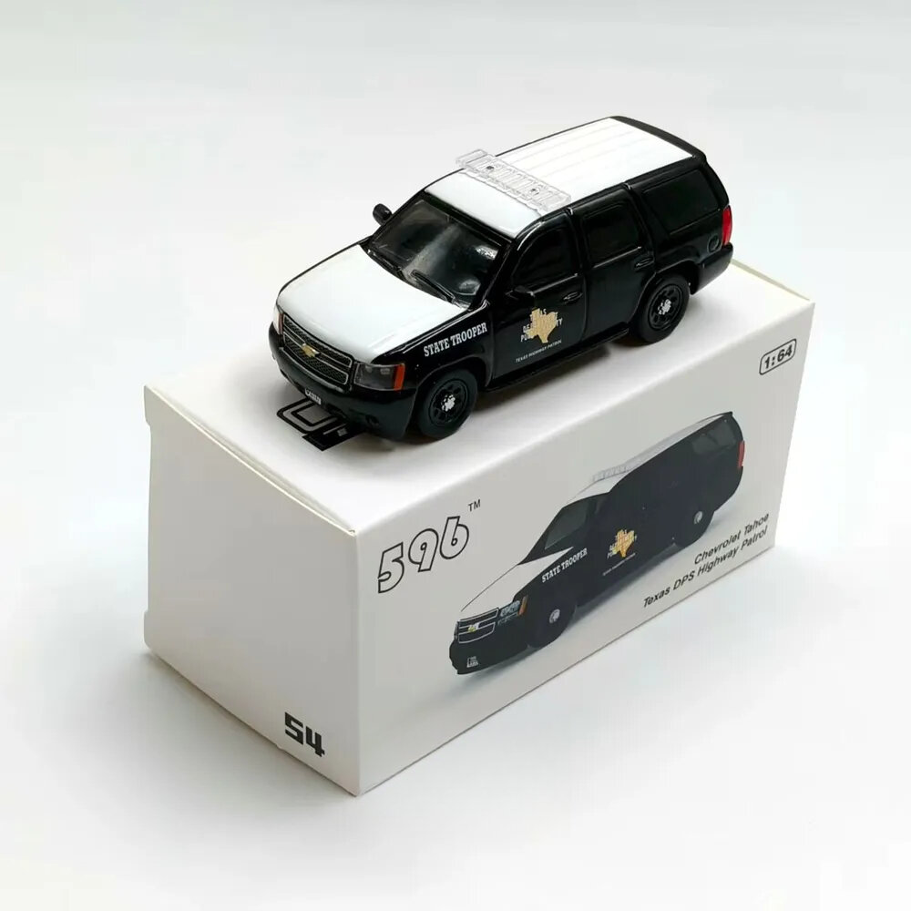 Машинка 596 Model 1:64 Chevrolet Tahoe Texas DPS Highway Patrol