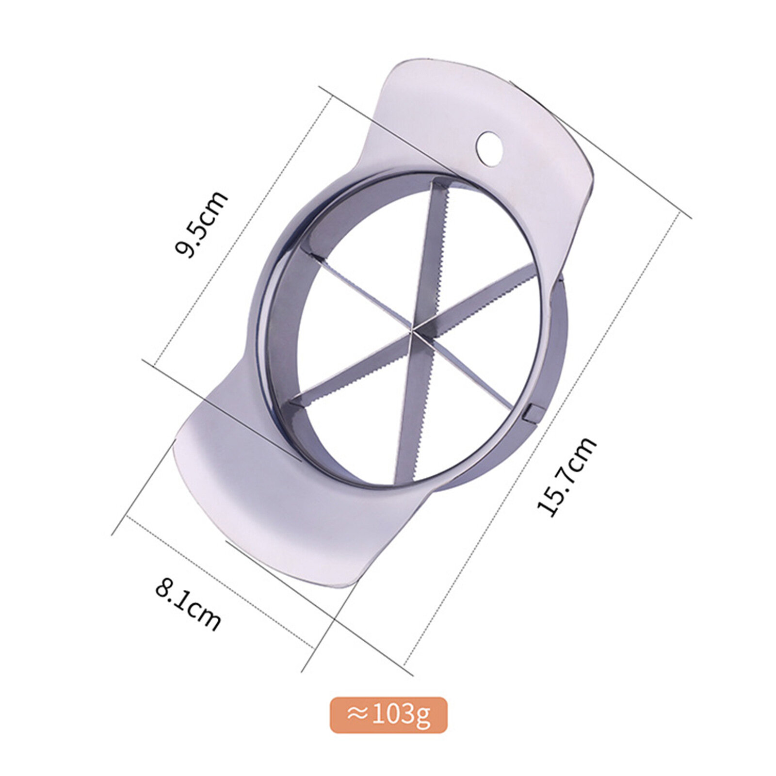 304 Нержавеющая сталь Оранжевый слайсер Домашний оранжевый слайсер Фруктовый слайсер Слайсер для яблок и груш