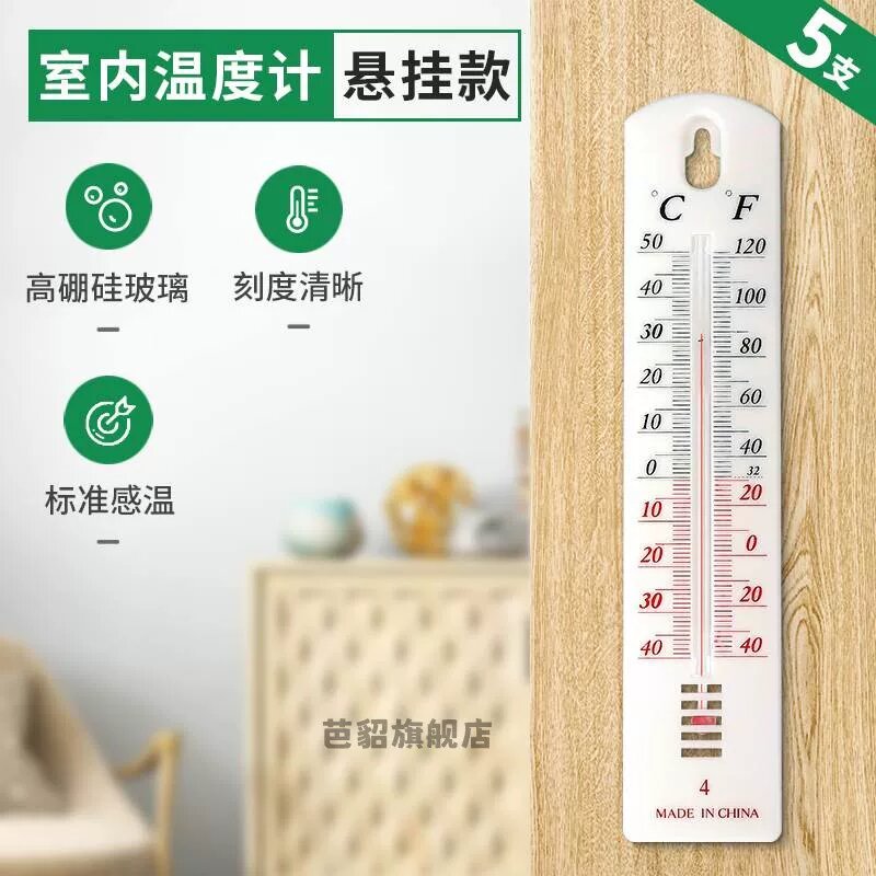 Температурный научный лабораторный термометр для улицы и помещений, подвесной термометр для учащихся начальной школы, точный для сухих и влажных условий, двойного использования